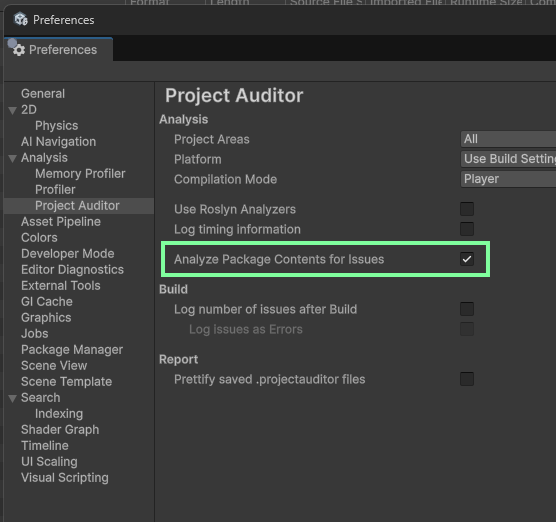 Introducing Unity Project Auditor: a tool to help you optimize your Unity projects! - Page 7 ...