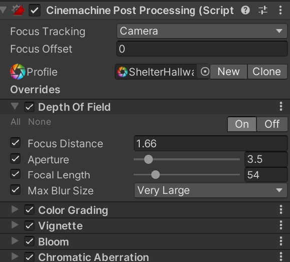 Cinemachine Post Processing override question - Unity Engine - Unity ...