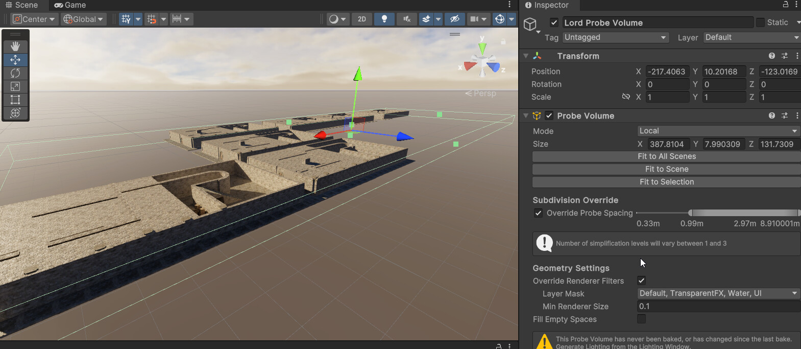 APV fails to bake large scenes with dense probes, restarts when close to finishing - Unity ...