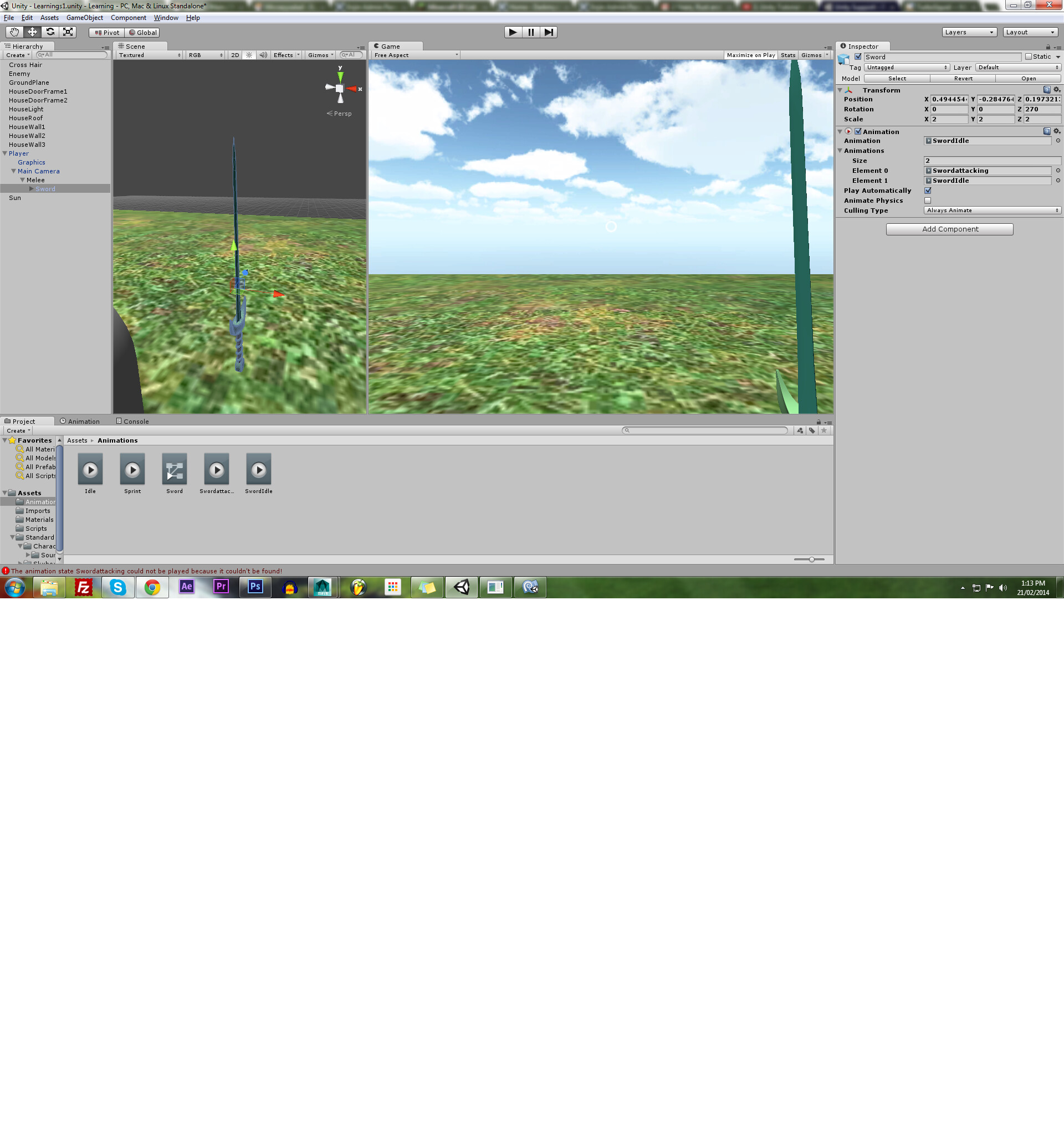 Unity cant find Animation - Unity Engine - Unity Discussions
