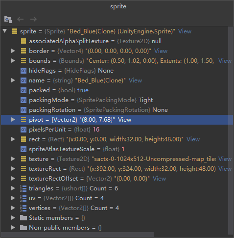 SpriteAtlas.GetSprite().pivot returns an incorrect value - Unity Engine - Unity Discussions
