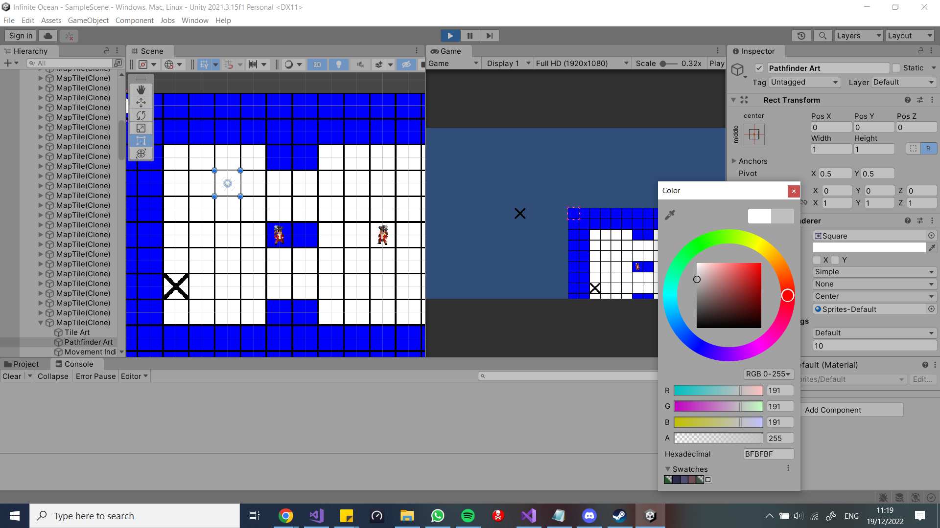 I have a strange problem with setting the colour of sprite renderers.[SOLVED] - Unity Engine ...