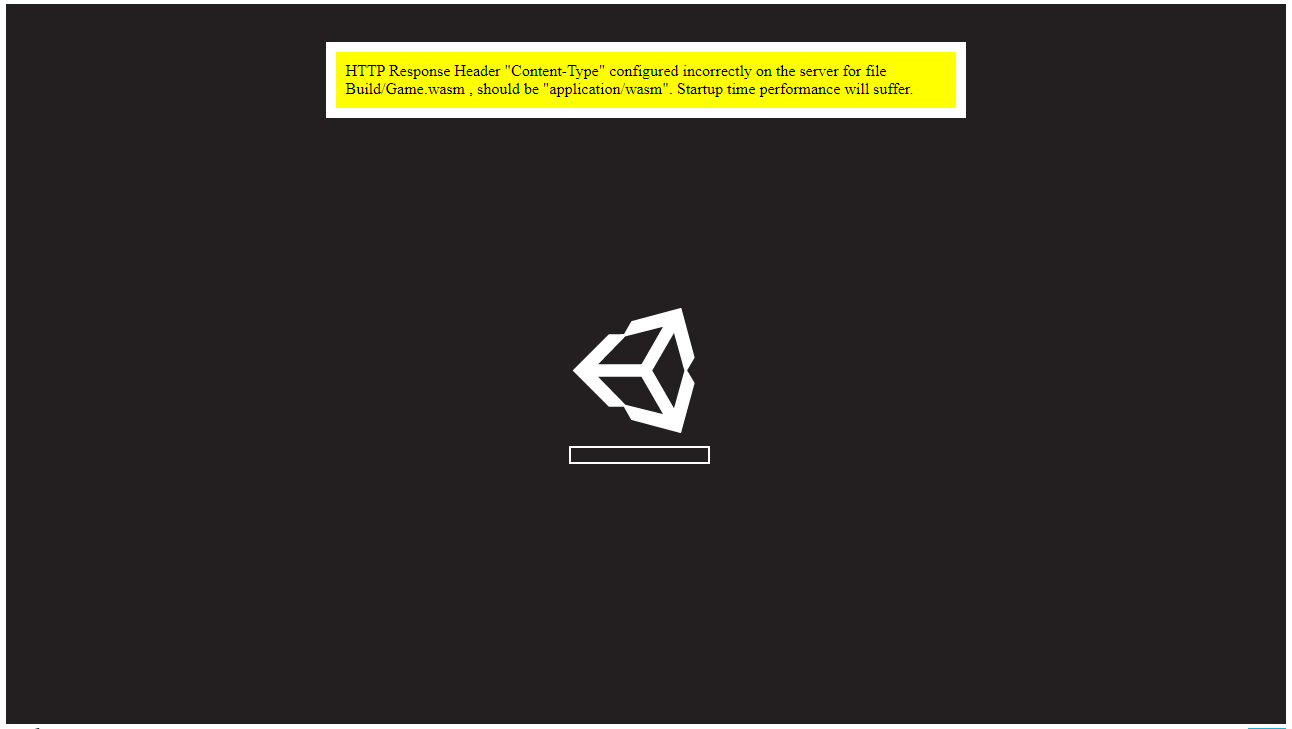 Response Header Content Type Configured Incorrectly On The Server For File Build Game
