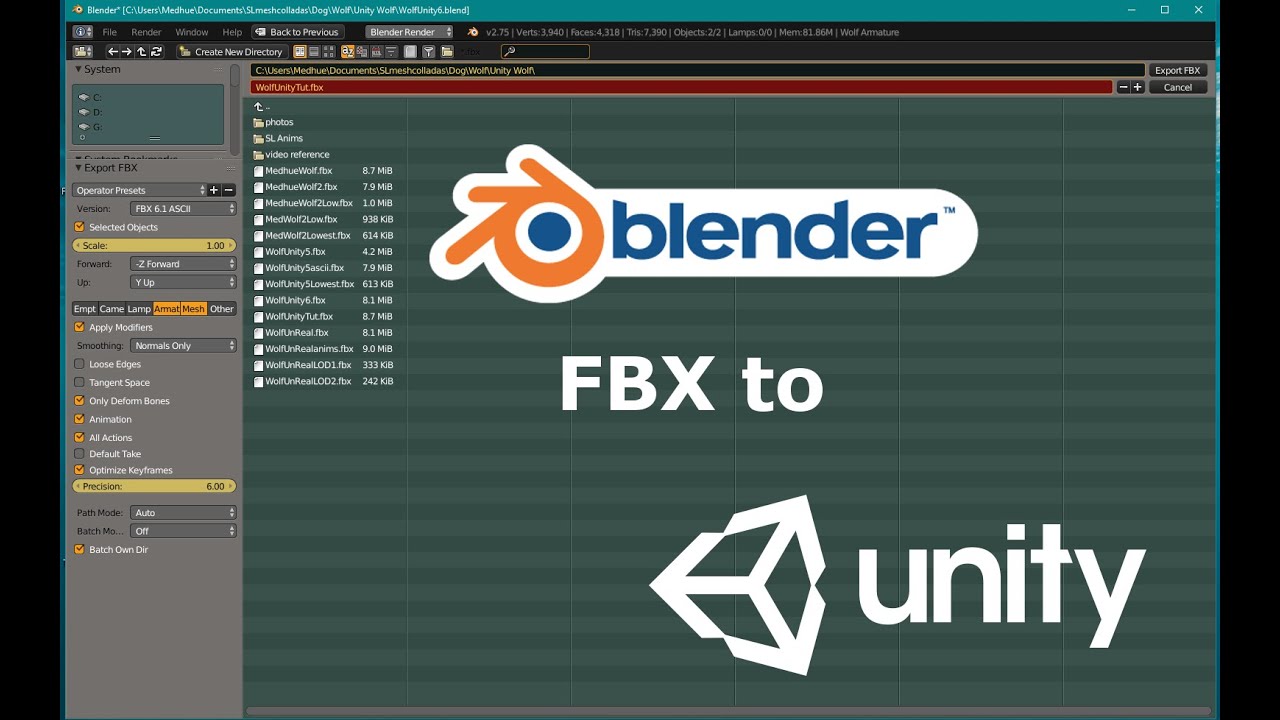I'm lost with getting an Animation into Unity from Blender. - Unity Engine - Unity Discussions