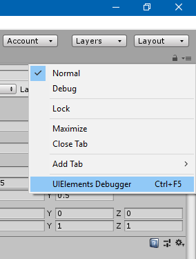 UIElements Debugger Shortcut - Unity Engine - Unity Discussions