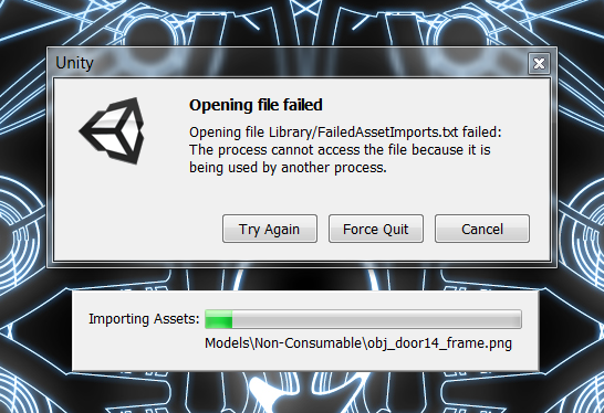 Failedassetimports Txt On Windows Unity Engine Unity Discussions