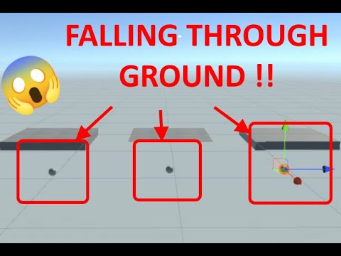 Unity3D object falling from high are passing through ground - Unity ...