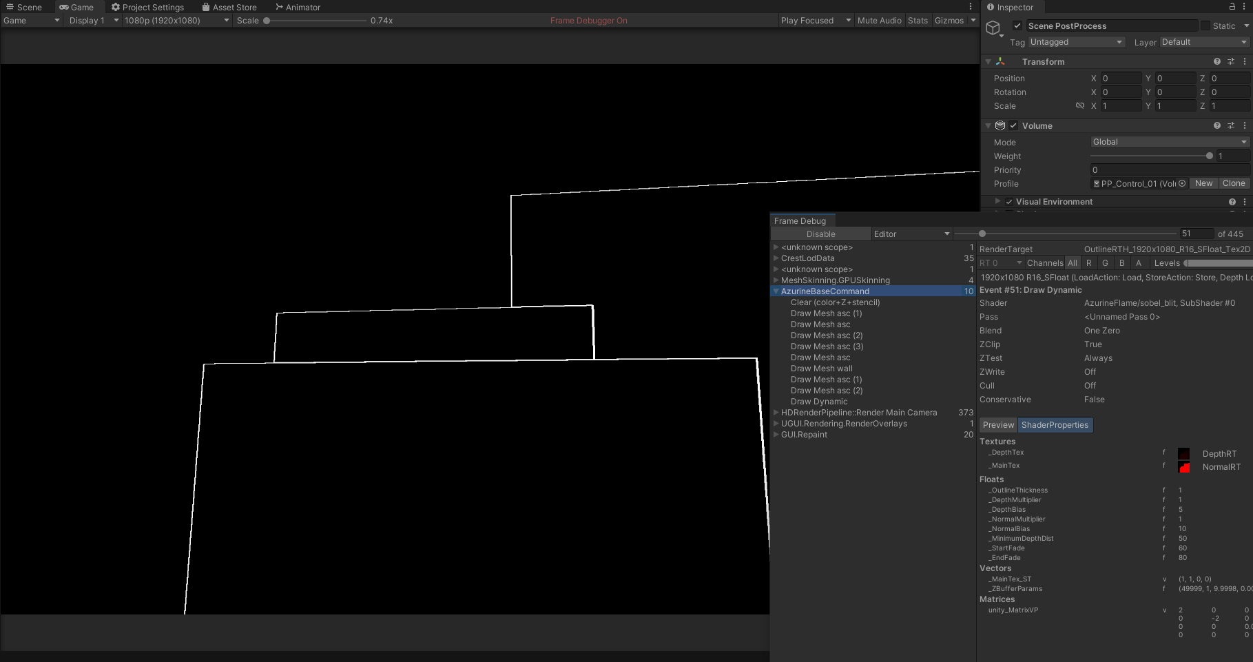 Commandbuffer Rendertextures Lag Behind Rendering Unity Engine Unity Discussions