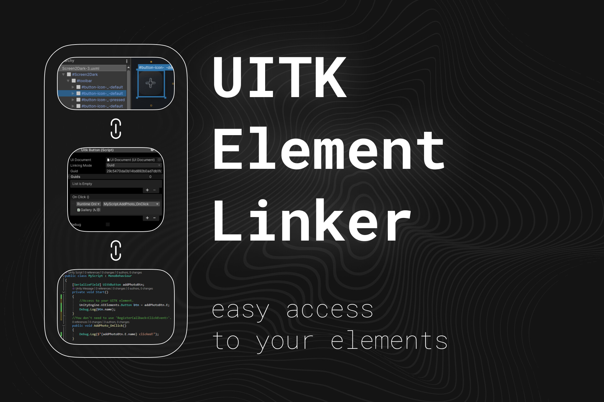 [RELEASED] UIToolkit Element Linker - easy access to your elements - Community Showcases - Unity ...