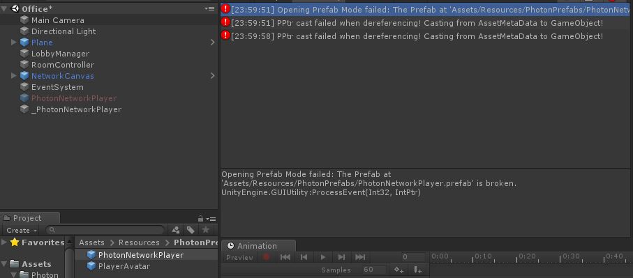 Pptr Cast Failed When Dereferencing Casting From Assetmetadata To Gameobject Unity Engine
