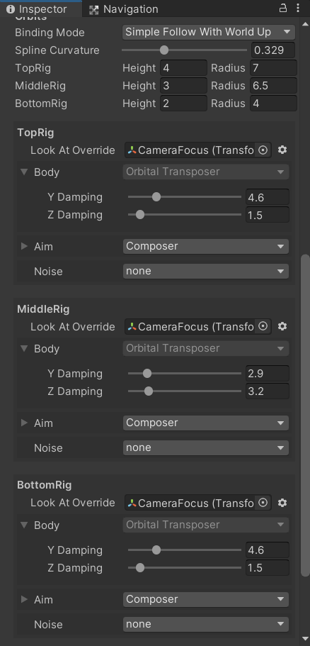 Cinemachine Problem Damping Y Axis With Stairs Unity Engine Unity Discussions