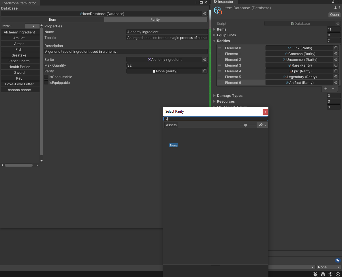 Need a way to select items from a Database - Unity Engine - Unity ...