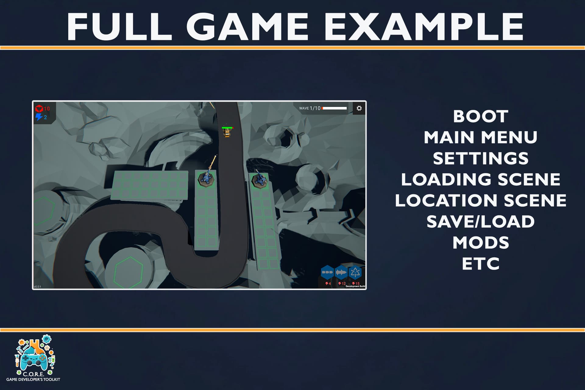 [RELEASED] C.O.R.E. - Game Developer's Toolkit - Community Showcases - Unity Discussions