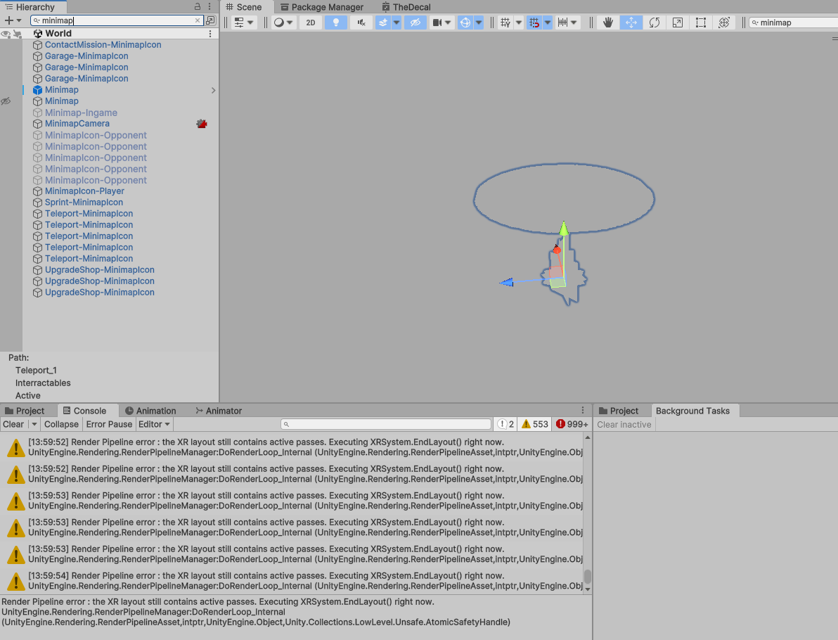Render Pipeline error : the XR layout still contains active passes. - Unity Engine - Unity ...