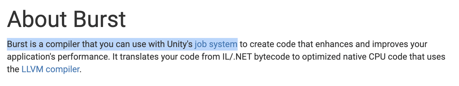 When to use Burst - Unity Engine - Unity Discussions