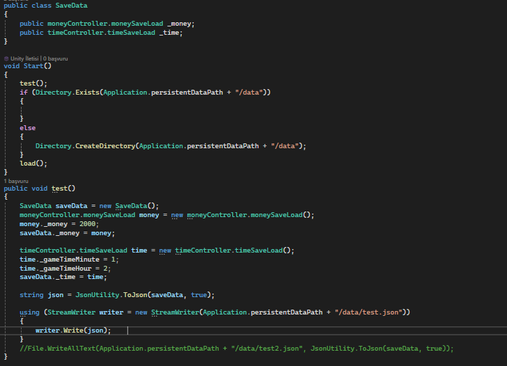 Cant save 2 class to same json file - Unity Engine - Unity Discussions