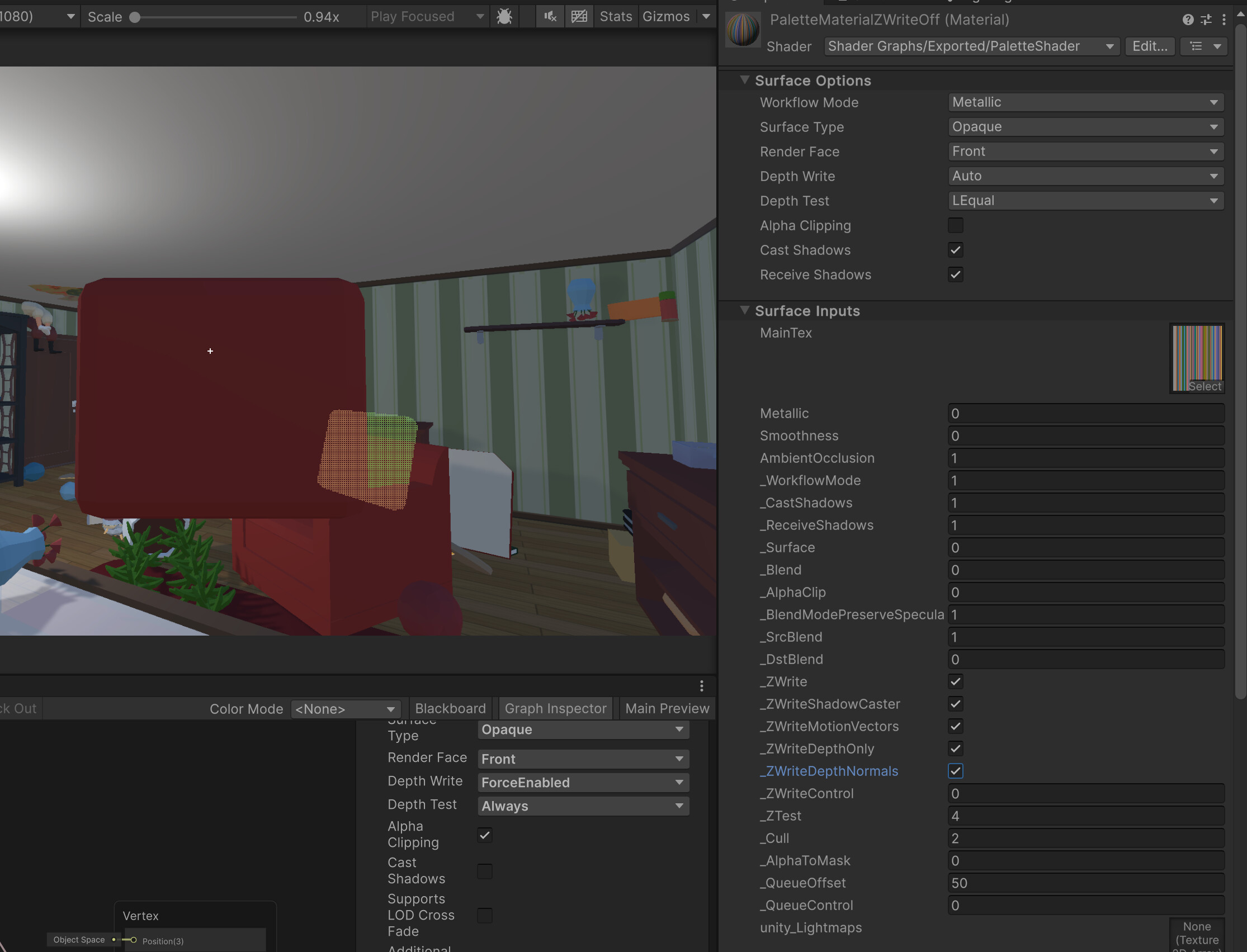 URP opaque material Depth Write (ZWrite) setting is ignored - Unity Engine - Unity Discussions