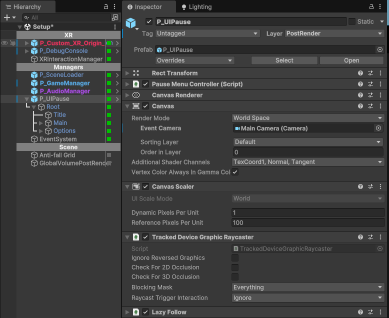 How XR interaction layers works with canvases and Tracked Device Graphic Raycaster? - Unity ...