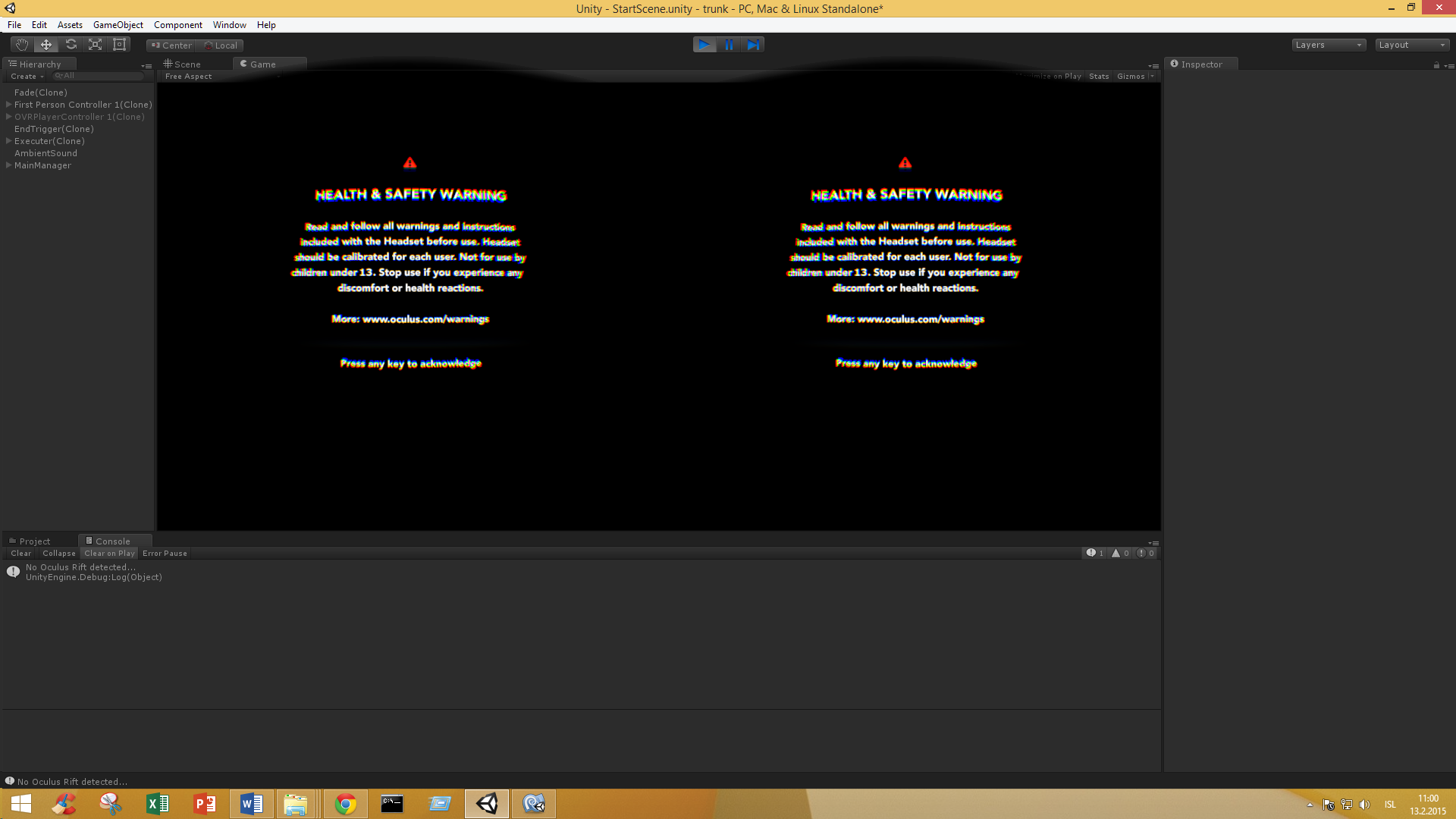 Rift layout showing in Unity editor - Unity Engine - Unity Discussions