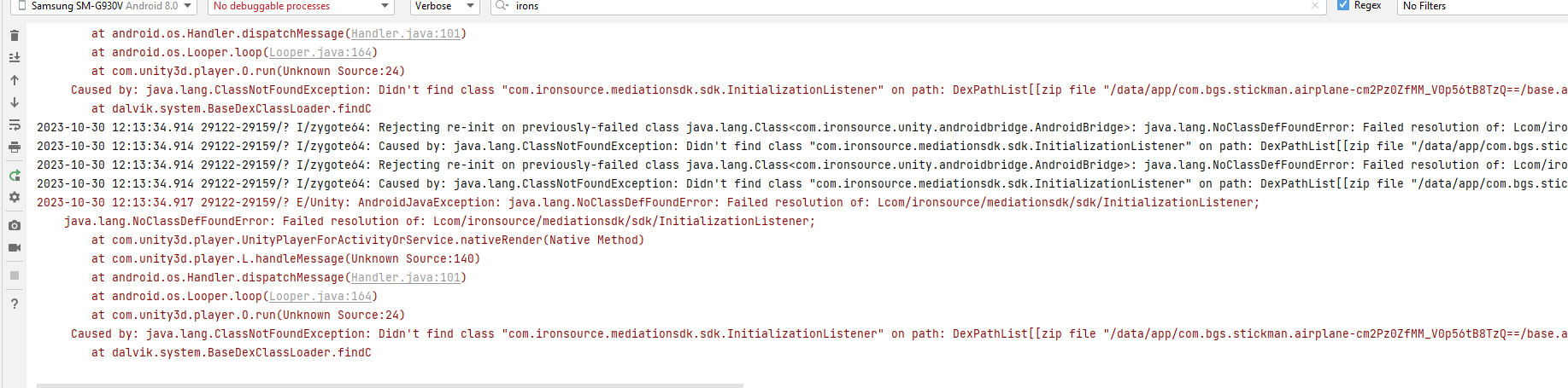 Ironsource crash issue - Unity Services - Unity Discussions