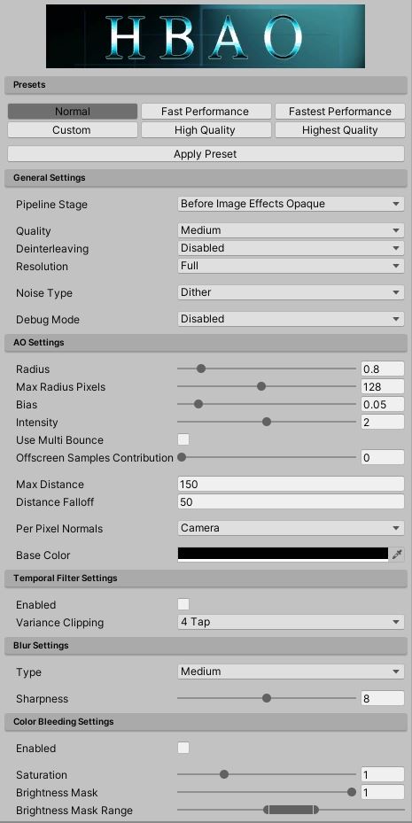 Horizon Based Ambient Occlusion - HBAO image effect - Community Showcases - Unity Discussions
