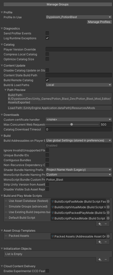 Creating bundle build in one project and loading in another causes "Behaviour is Missing ...