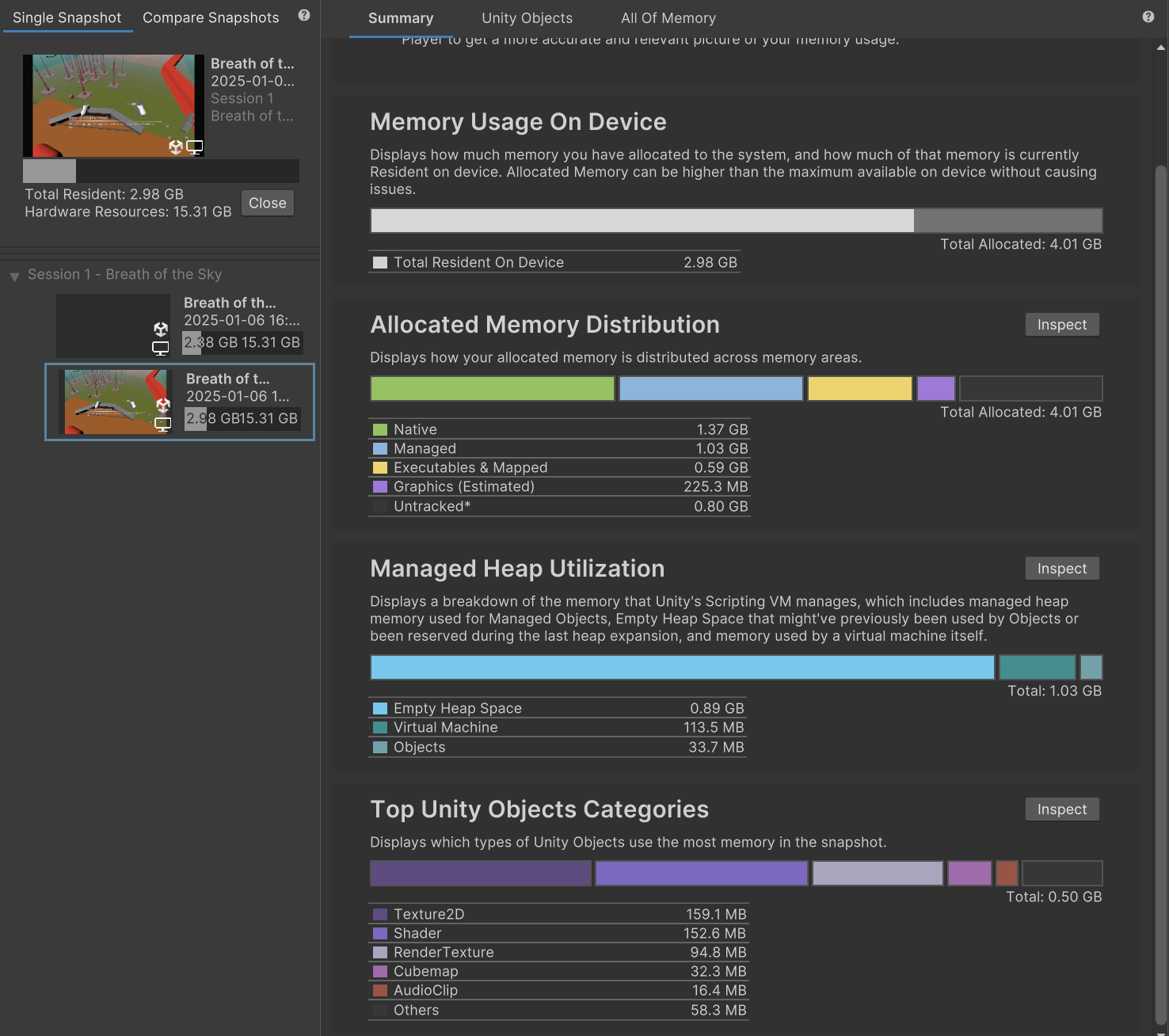 Editor Memory Usage Increases Until It Crashes The Computer Unity Engine Unity Discussions