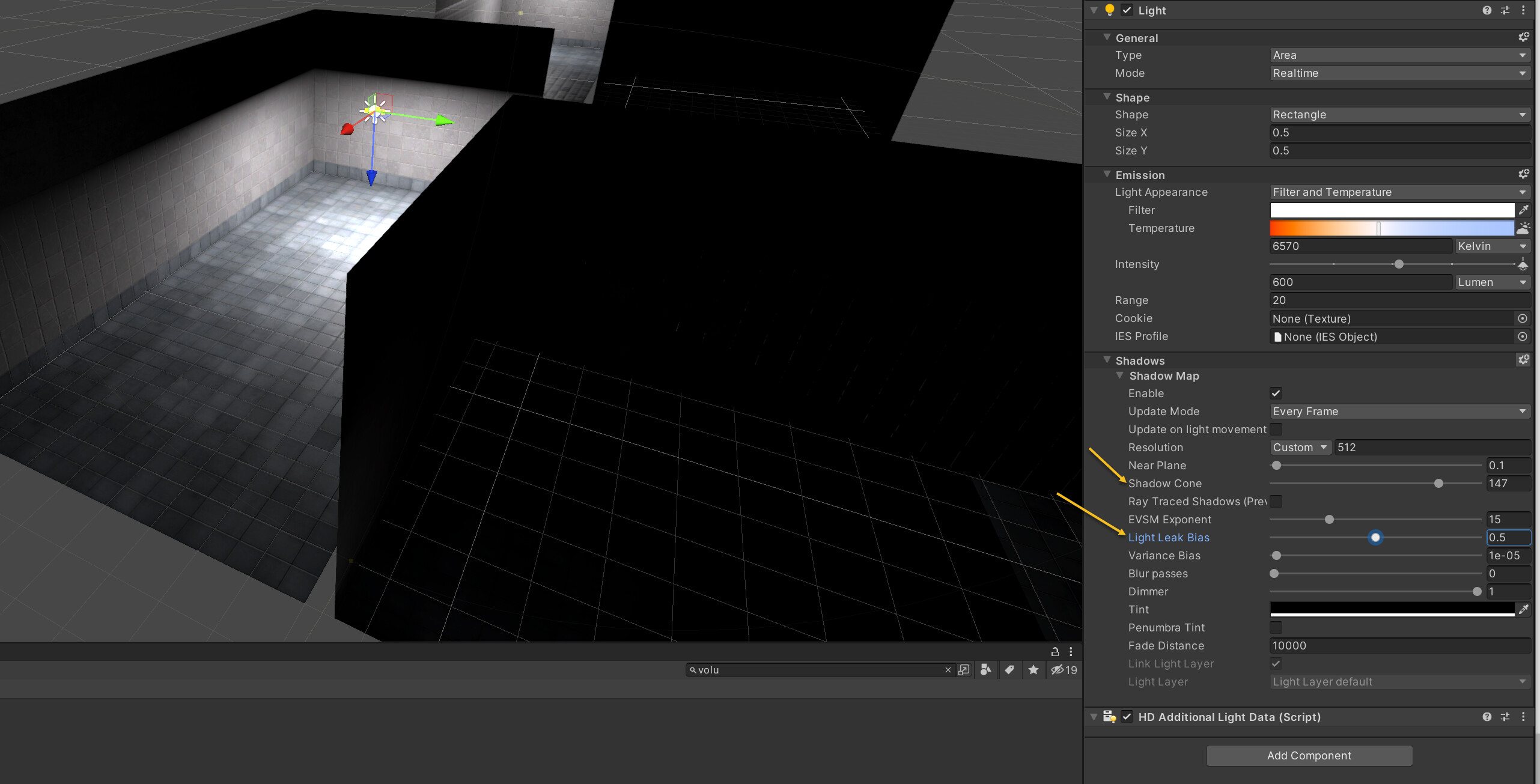 Spot lights with large outer angles leak light through walls - Unity Engine - Unity Discussions