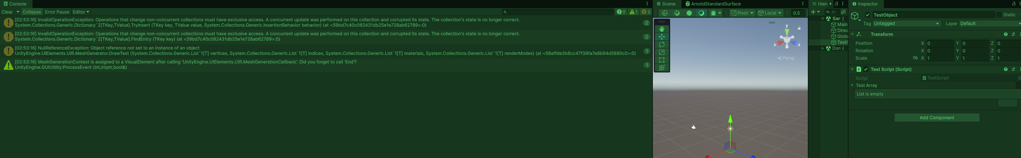 Inspector breacks when i try to visualize arrays or lists - Unity ...