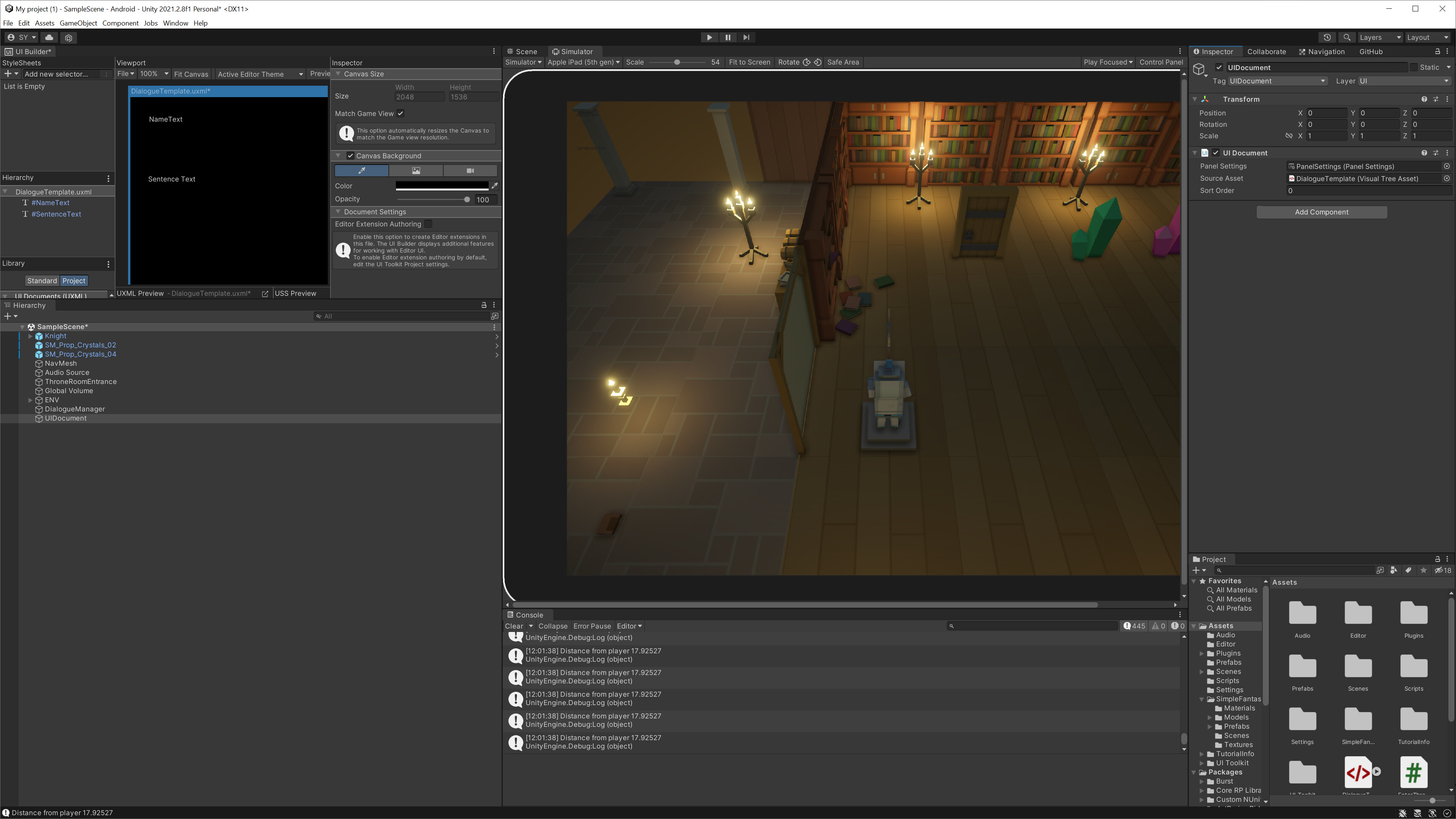 How do I display the UIDocument in Unity 2021.2.8f1? - Unity Engine - Unity Discussions