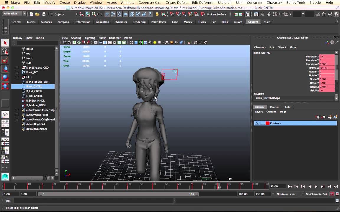 Bringing Maya Animated Blendshapes into Unity. - Unity Engine - Unity Discussions