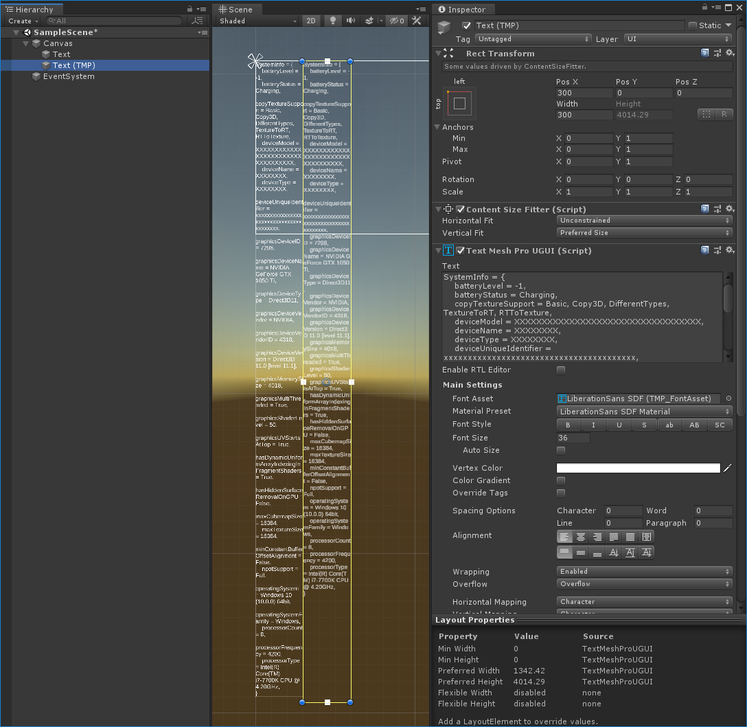 ContentSizeFitter has incorrect height when TextMesh Pro Wrapping is enabled - Unity Engine ...