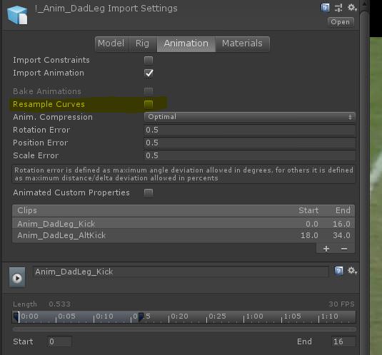 Setting Keyframes To Constant Breaks Animation Unity Engine Unity Discussions 