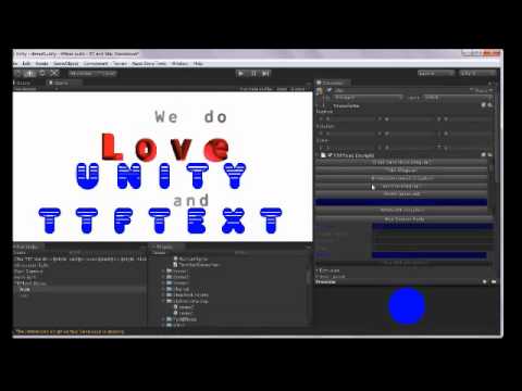 TTF Text - Easy creation of 3d text meshes inside Unity - Community ...