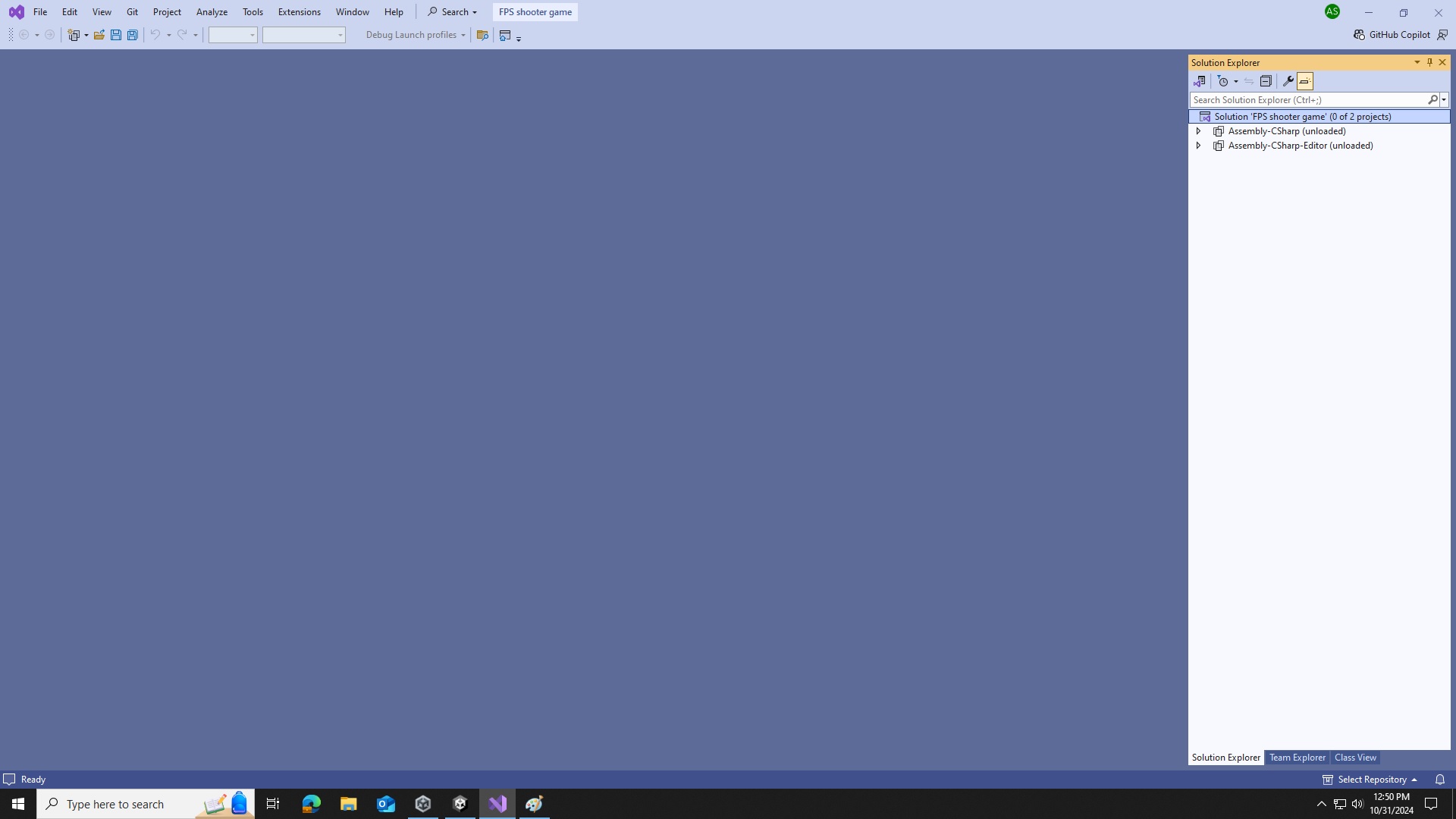 Visual Studio loading with no script to edit - Unity Engine - Unity ...