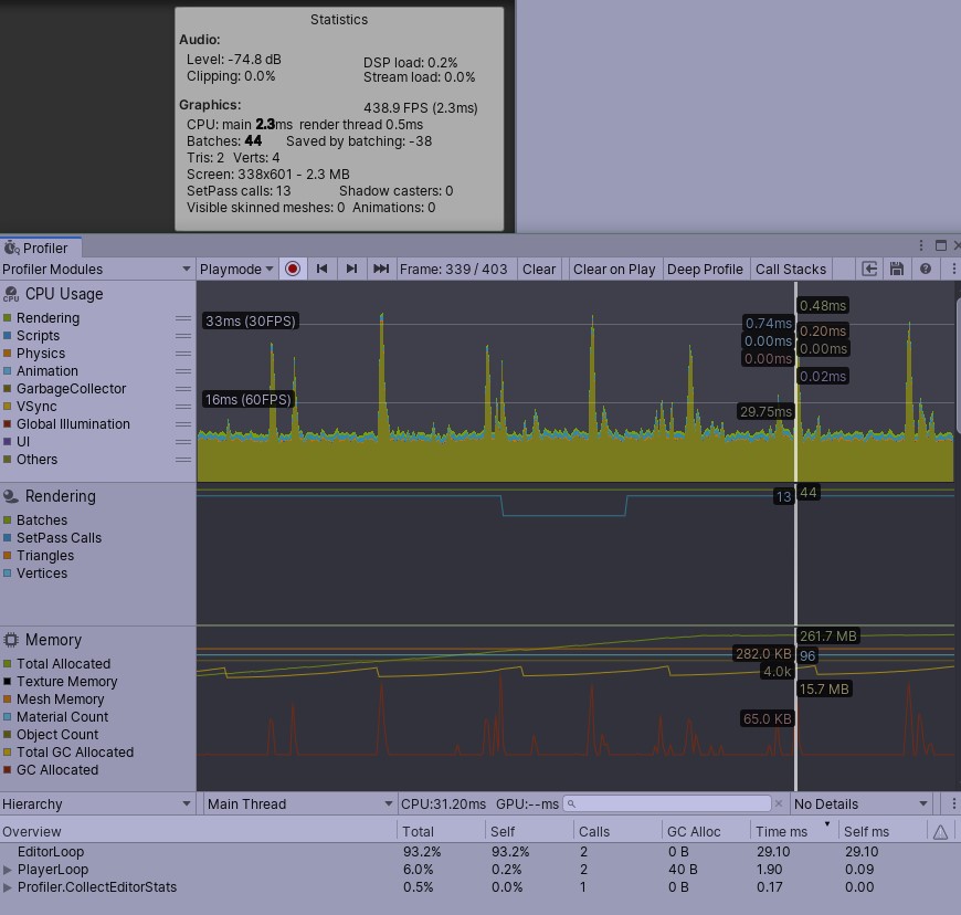 (Case 1203866) Performance issue with EditorLoop - Unity Engine - Unity Discussions