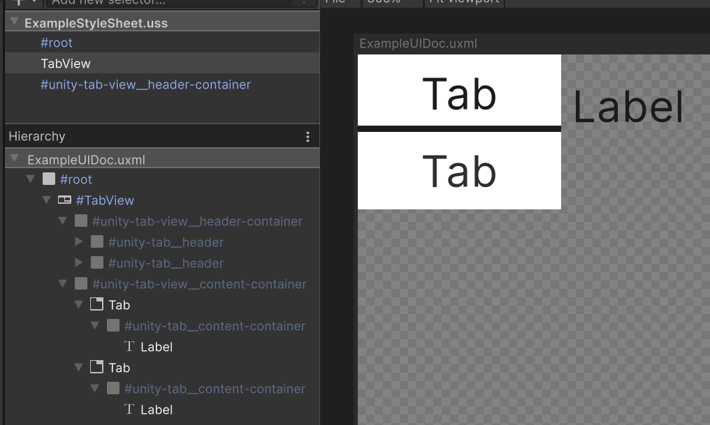 UI Toolkit TabView - Unity Engine - Unity Discussions