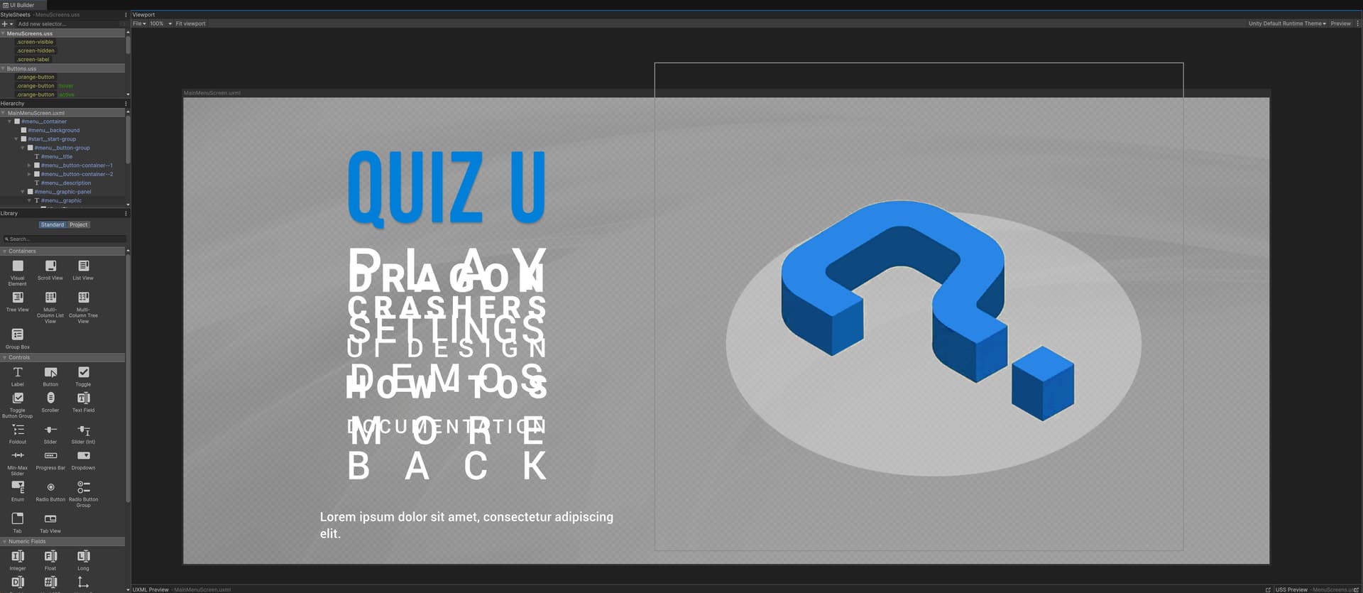 New e-book for UI artists/designers and programmers: UI Toolkit for advanced Unity developers ...
