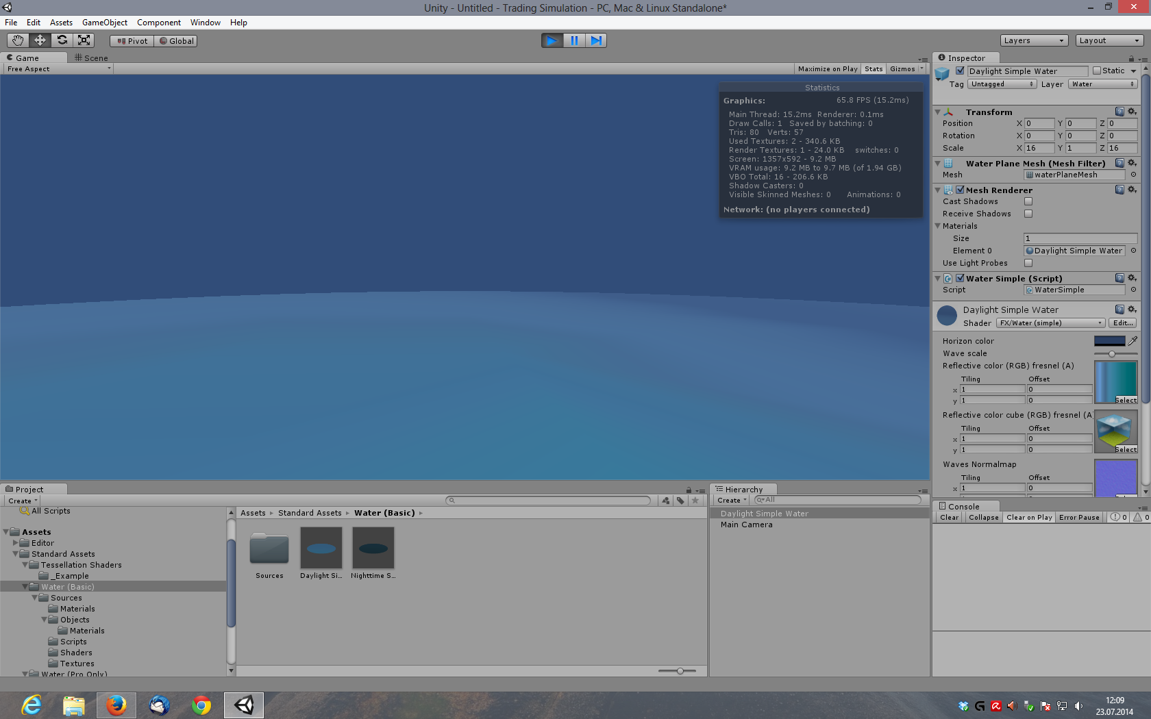 Issue with Water Basic - Unity Engine - Unity Discussions