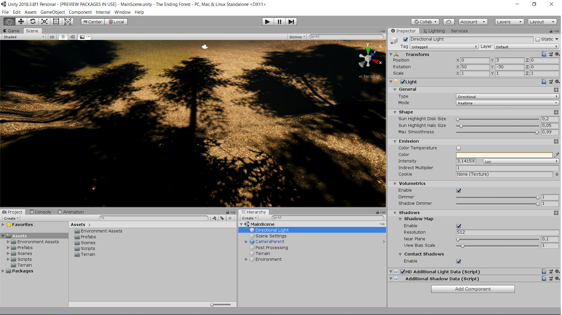 HDRP Terrain Completely Black Shadow Bug - Unity Engine - Unity Discussions HDRP Terrain Completely Black Shadow Bug - Unity Engine - Unity Discussions