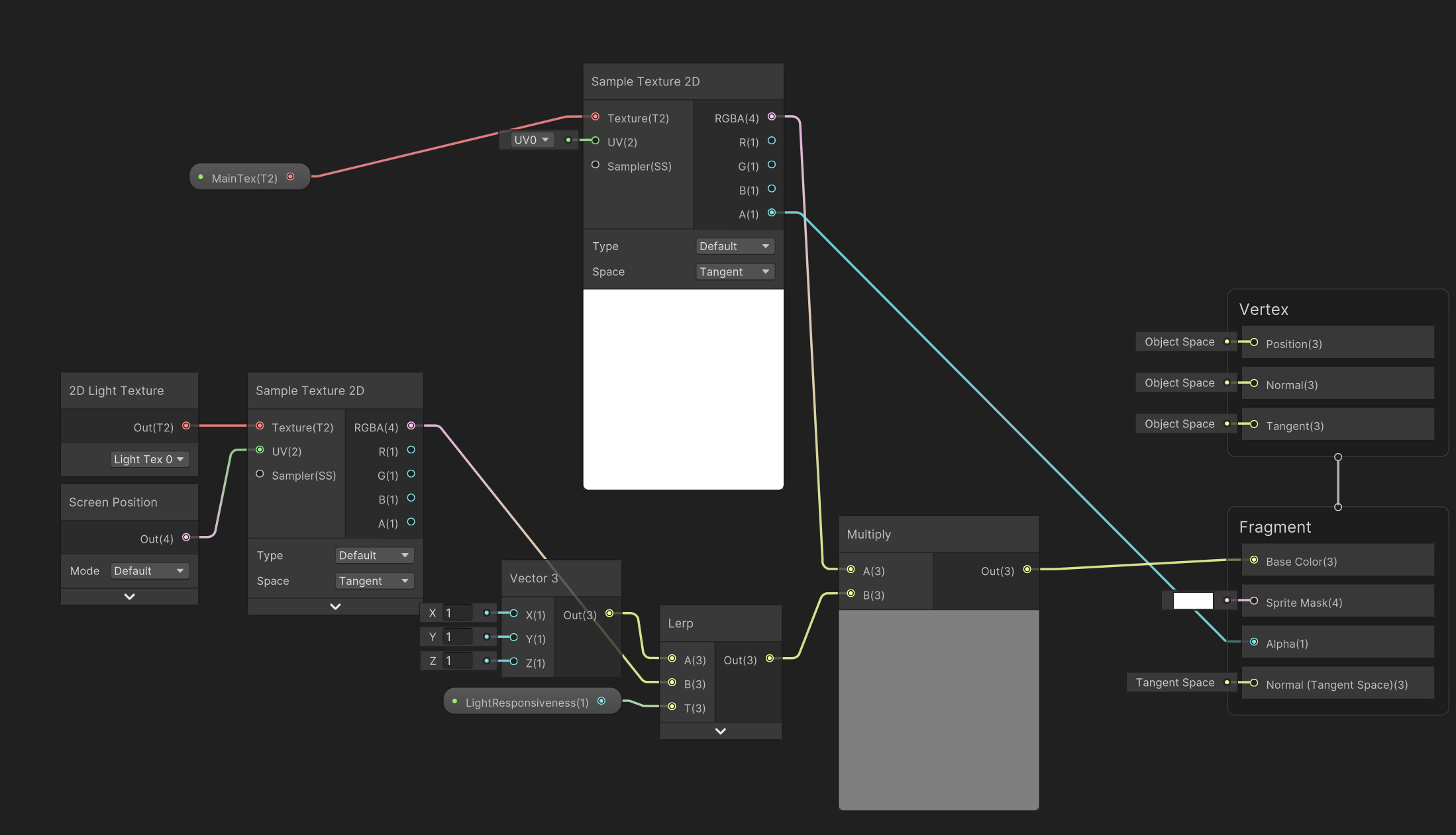 Is it possible to change the amount of color influence a 2D light source has on a material ...