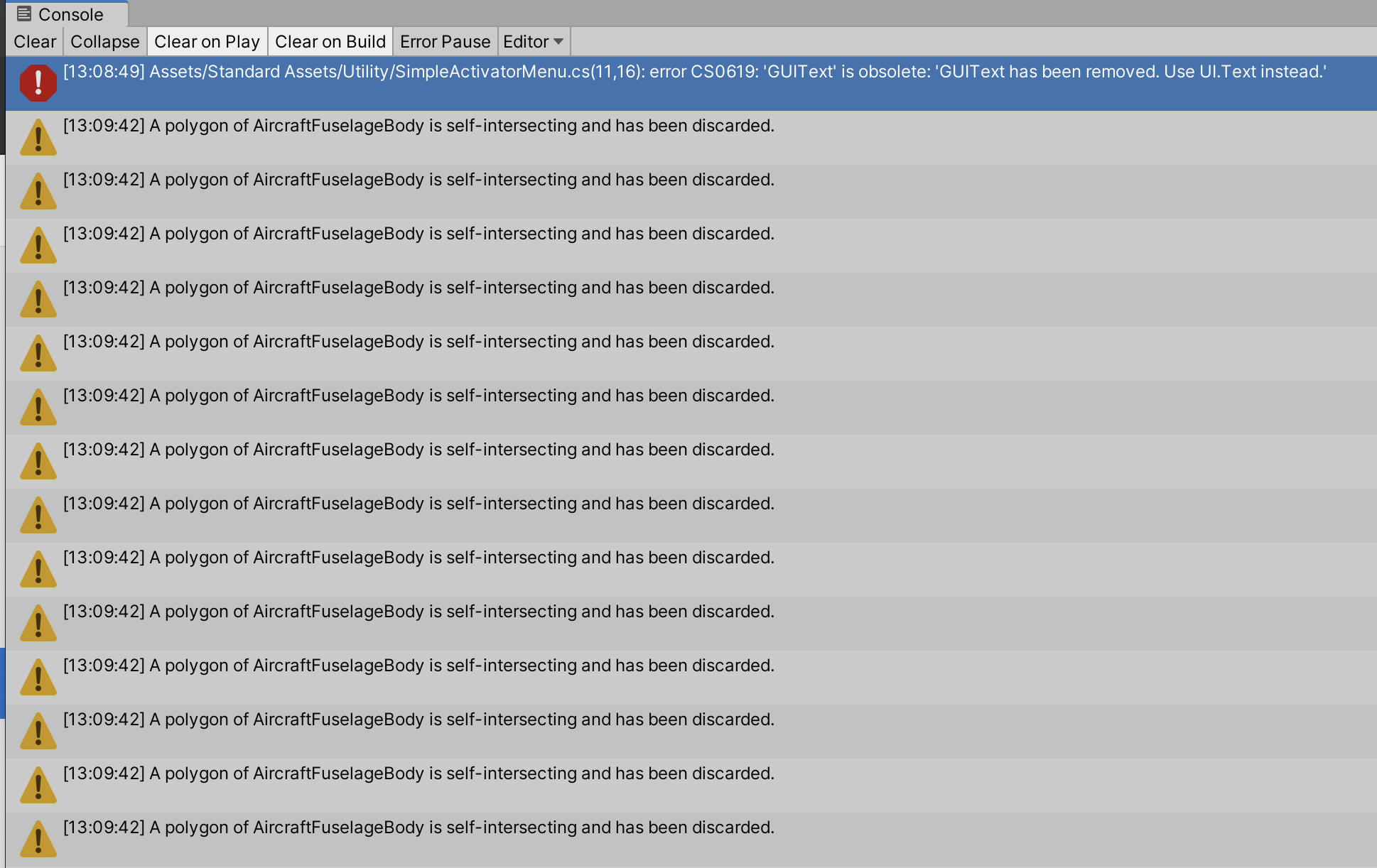 Guitext Is Obsolete Guitext Has Been Removed Use Ui Text Instead Unity Engine Unity