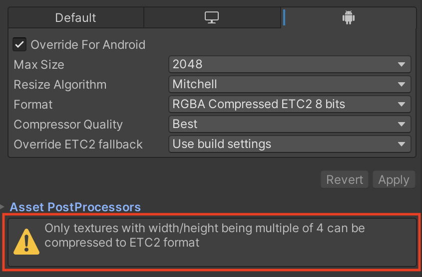 Optimising Unity Texture Import Settings - Technical Articles - Unity Discussions