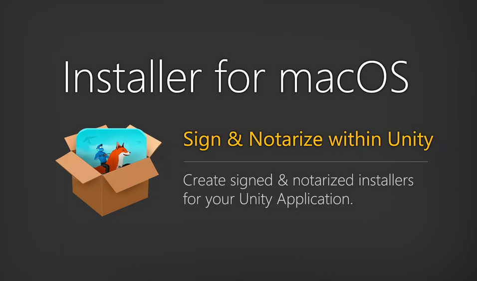 Installer for macOS (Sign and Notarize in Unity) - Community Showcases - Unity Discussions