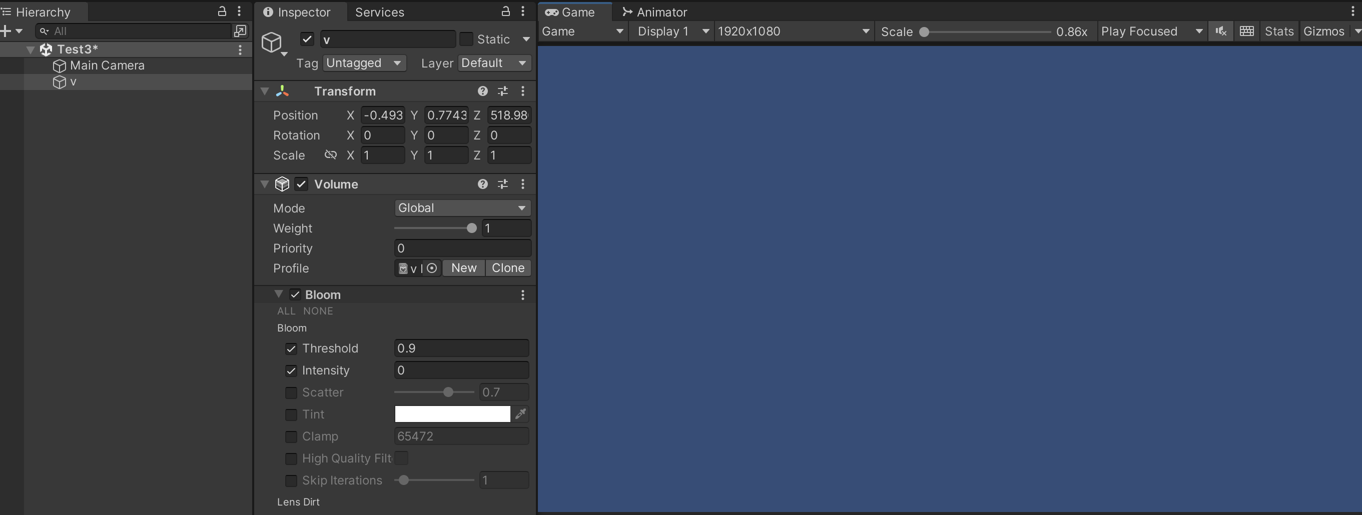 Whole camera turns bright when I just enable bloom. - Unity Engine - Unity Discussions