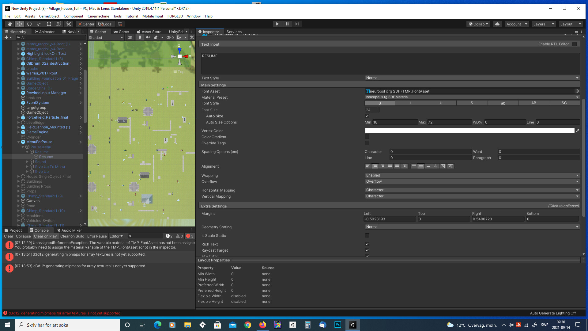 Textmesh Pro Error Stops From Making Build Unity Engine Unity Discussions 