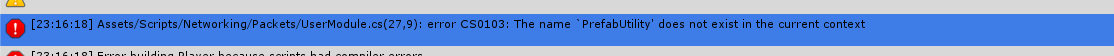 The Name Prefabutility Does Not Exist In The Current Context Unity Engine Unity Discussions