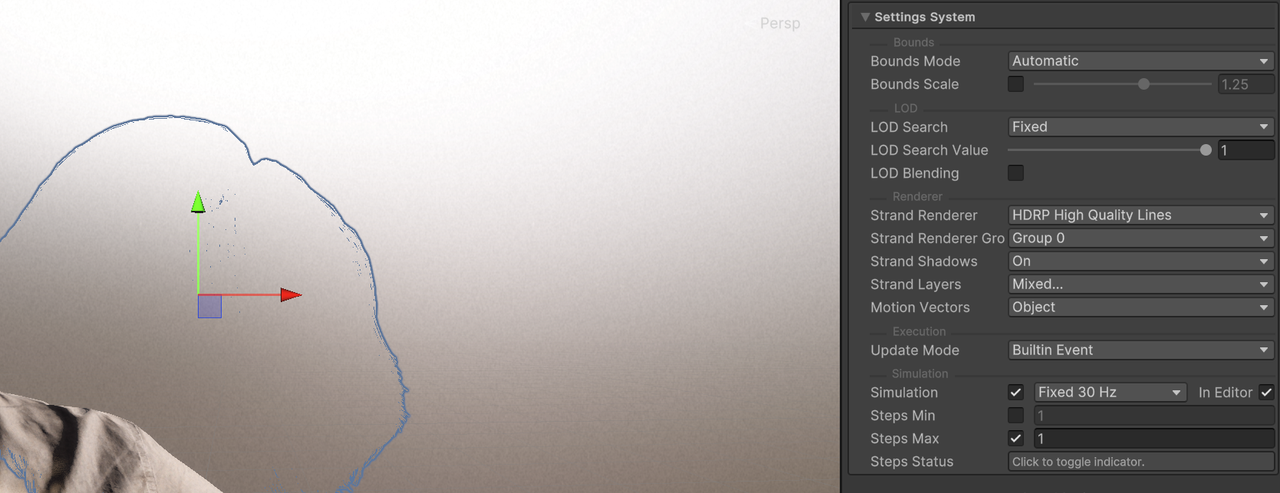 High Quality Line Renderer not working on Hair System - Unity Engine ...