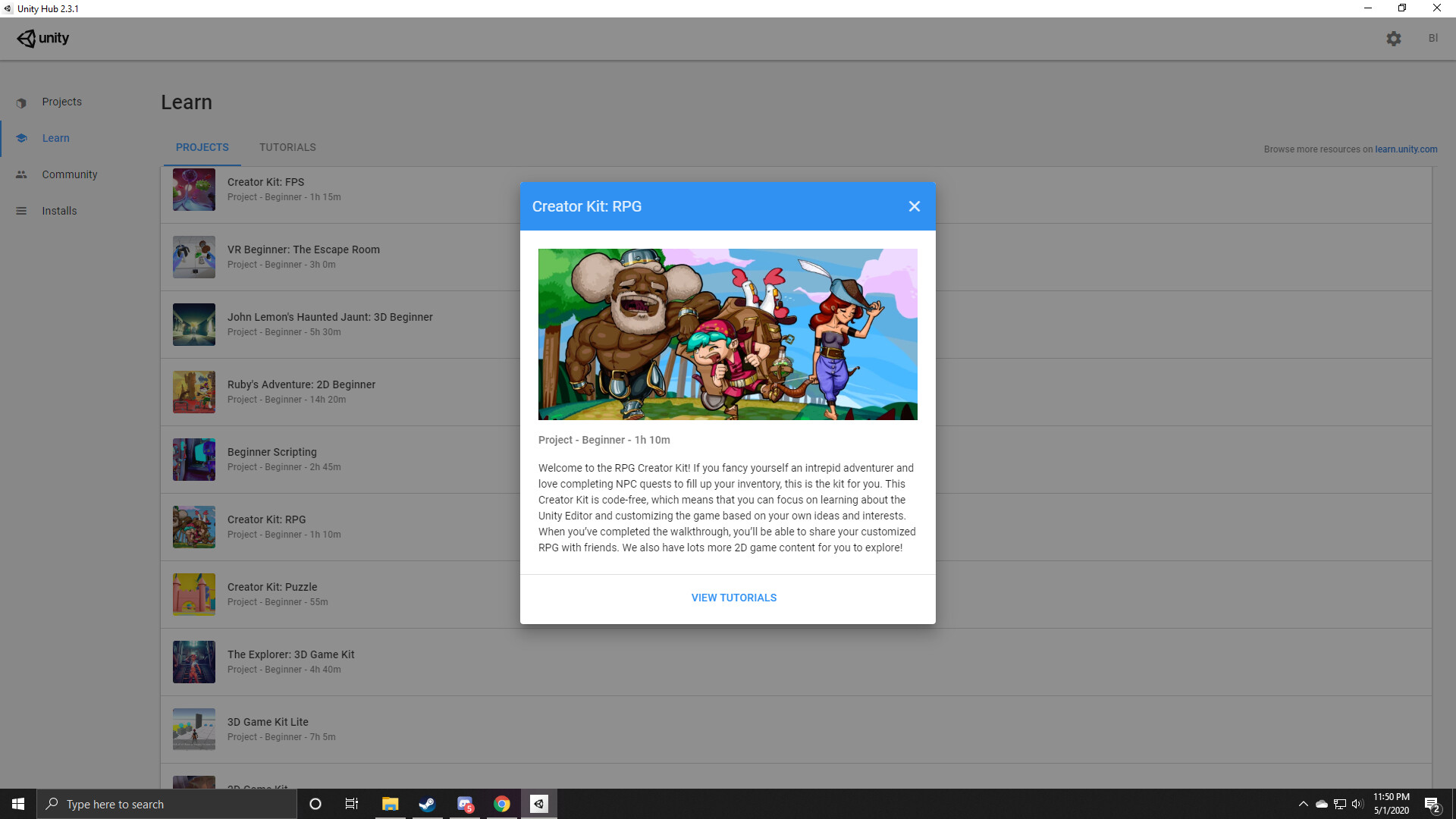 Unable to download Creator Kit RPG Project - Unity Engine - Unity Discussions