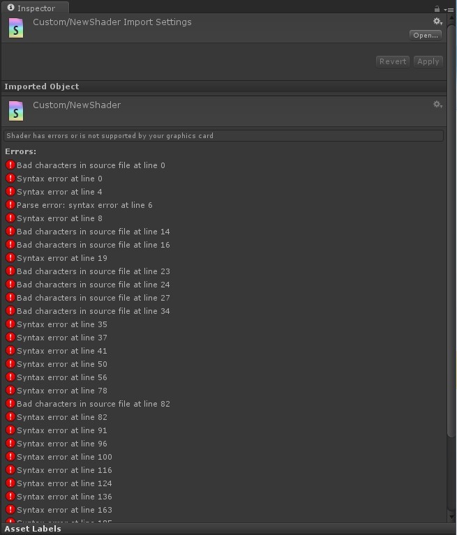 Custom Shaders Compiling Error Of Unity Unity Engine Unity Discussions
